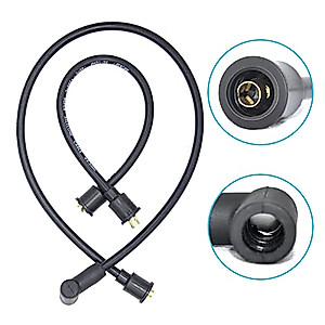 MAS Distributor Complete Front Mount & Spark plug Wire Set Compatible With Ford New Holland Tractors 8N 9N 2N 9N12100 1100-5000 11005000