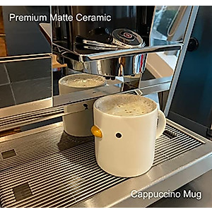 PURROOM Cute Duck Coffee Mug, Handmade Glaze Chick Cup, Safety Ceramic Milk Latte Mugs, 14oz Cute Tea Cup. Best Gifts For Coffee & Mug Collector.