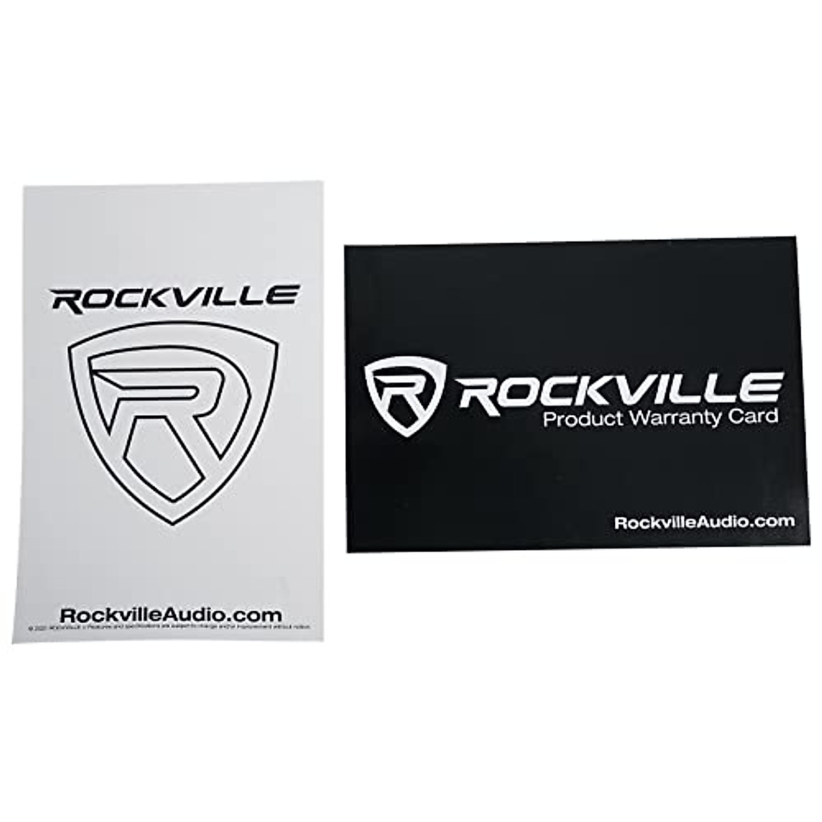 Rockville RPG122K Dual 12" Powered Speakers, Bluetooth+Mic+Speaker Stands+Cables