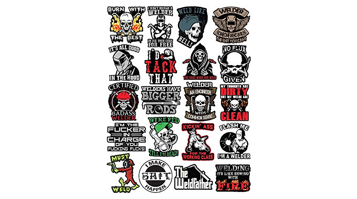 Welding Stickers for Hood & Toolbox | Badass Designs