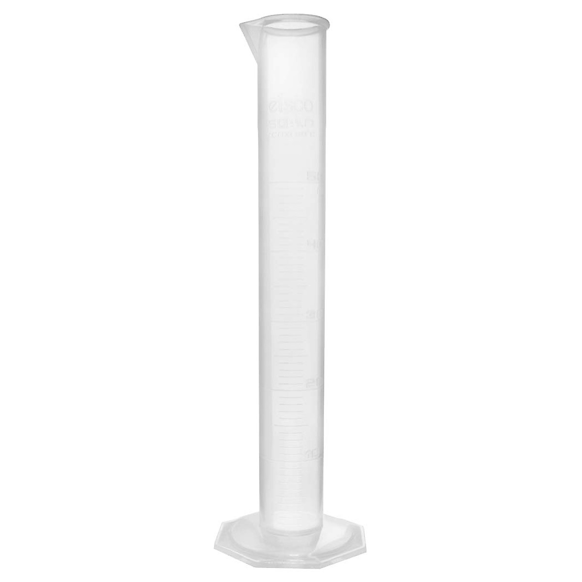 EISCO 7PC Graduated Cylinder Set - Class B - 10ml, 25ml, 50ml, 100ml, 250ml, 500ml & 1000ml - Polypropylene Plastic, Octagonal Base, Moulded Graduations - Industrial Quality, Autoclavable