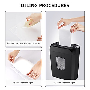 Bonsaii Paper Shredder Lubricant Oil for Home Tools, Extension Nozzle, 4 oz Bottle