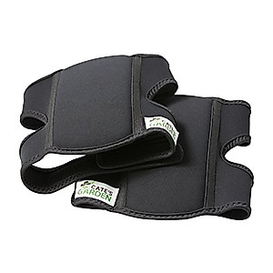 Cate's Garden Knee Pads – Soft Comfort Gardening Kneepads for the Home Gardener – Gel cushion, Neoprene, Water-resistant Construction for Men and Women