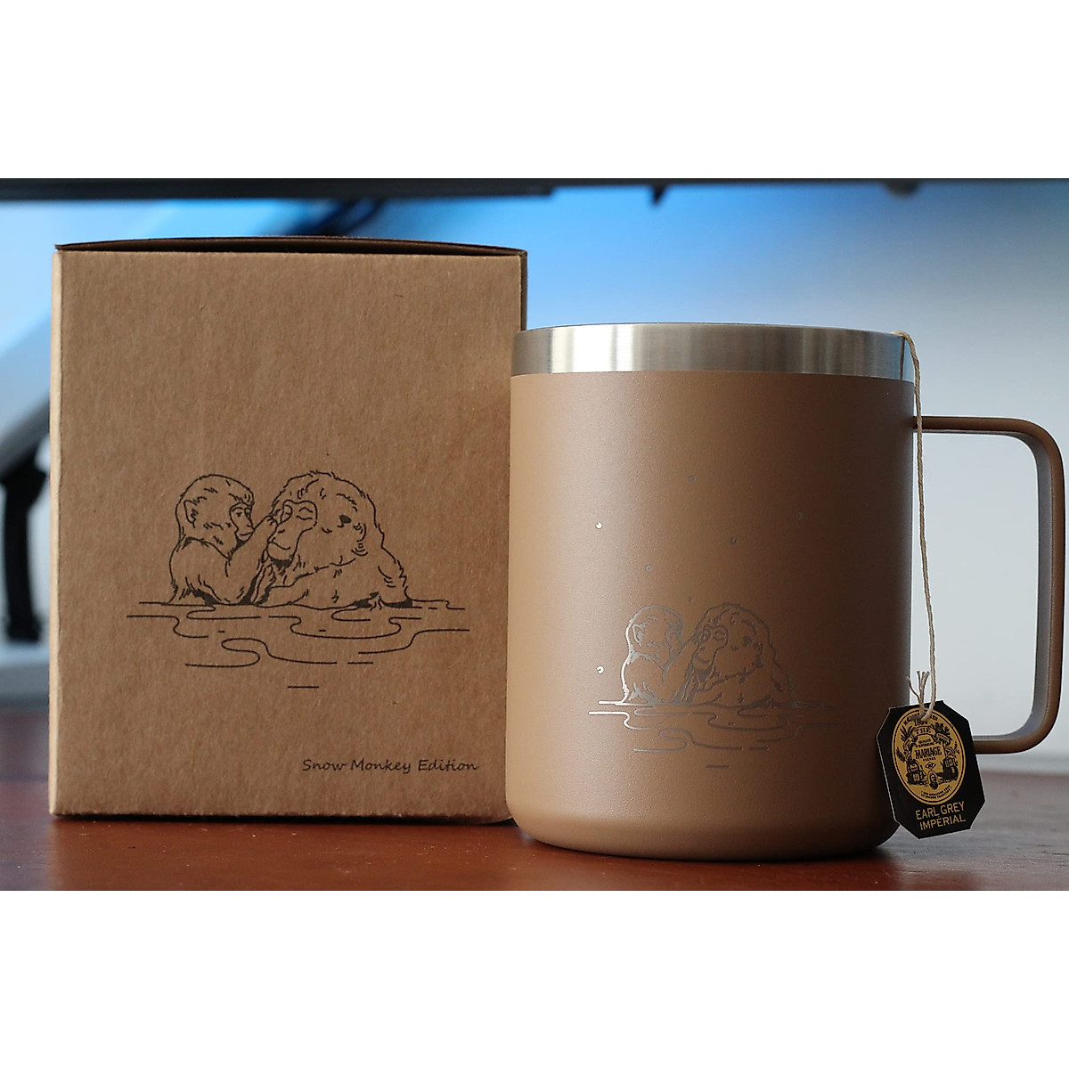 Coreflex 12 oz Insulated Coffee Mug with Handle & Lid, Stainless Steel Double Walled Vacuum Insulated Tumbler Cup, Travel Coffee Cup Thermal Cup - Home, Office, Travel, Outdoor, Camping