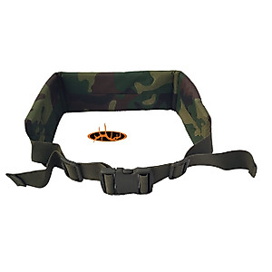 A.L.I.C.E Kidney Belt and Alice Kidney pad with Strap and attaching Belt LC-2 Kidney pad/A.L.I.C.E Kidney pad/A.LI.C.E Pack/Tactical Belt(Woodland camo), SMALL - xlarge