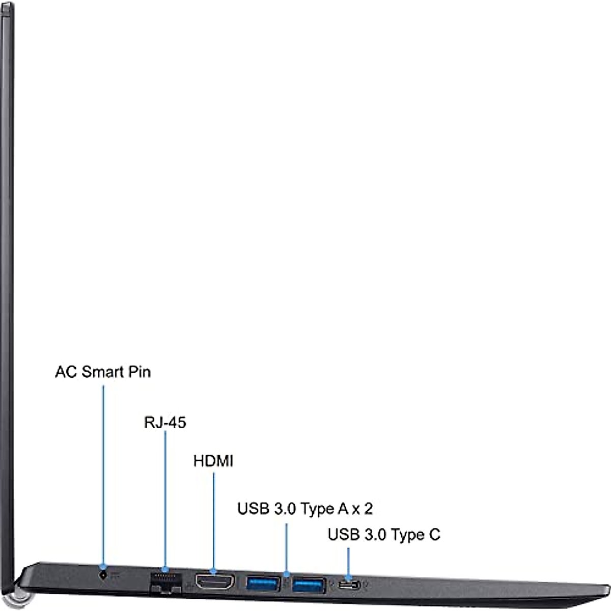 Acer Aspire 5 Notebook Laptop, 15.6 inch FHD Display, Intel Core i7-1165G7, 20GB RAM, 1TB PCIe SSD, Webcam, Backlit Keyboard, Fingerprint Reader, HDMI, Wi-Fi 6, Windows 11 Home, Black