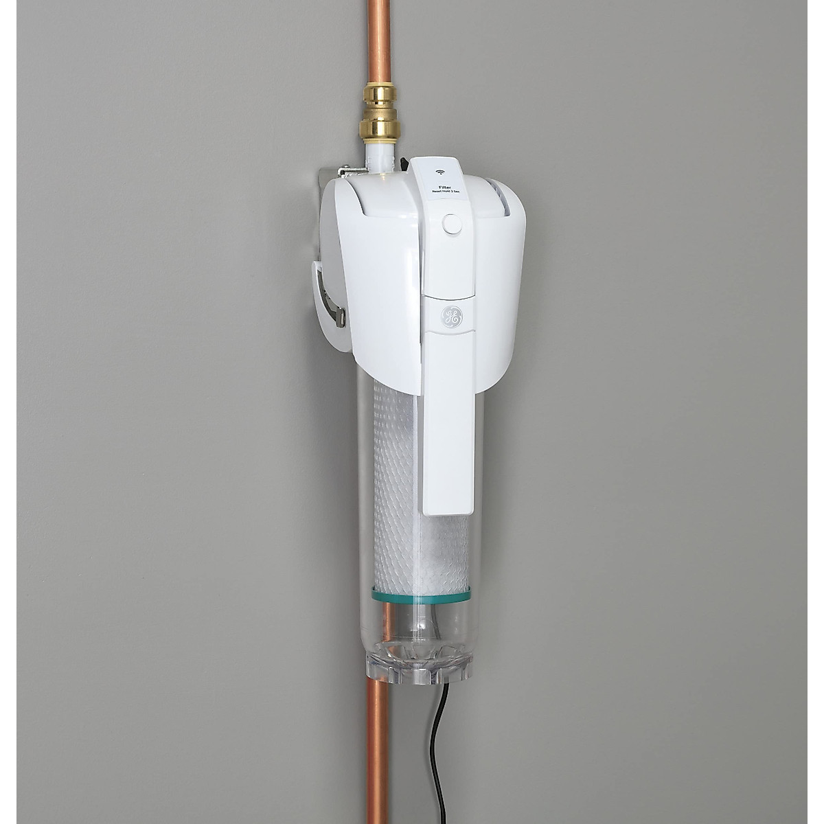 GE Smart Home Water Filter System + Premium Replacement Filter (FTHLM) | Water Filtration System Reduces Lead, Odor & More | WiFi Enabled | Three-Month Filter Life