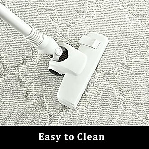 GAOMON 8x10 Large Shag Bedroom Rug, Solid Lattice Rug, Tufted Modern Geometric Area Rug Non-Shedding, Non Slip Moroccan Area Rug, Indoor Living Room Area Rugs, Grey 8'x10'