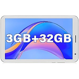 AOYODKG Android Tablet 8 Inch, Android 10 Tablets, 3GB RAM +32GB ROM, Quad Core,1280x800 HD IPS Display, WiFi Version Reading Tablet PC, Bluetooth 5.0, TF 128G Expansion [AYO-Silver]