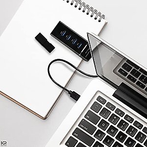 USB Hub 3.0 Extra USB Ports for Laptops - PC USB Extension Cable 4 Multiple USB Port for Laptop USB Port Expander USB Adapter - Computer Networking Hubs Gaming Accessories 3.0 Flash Drive Adapter