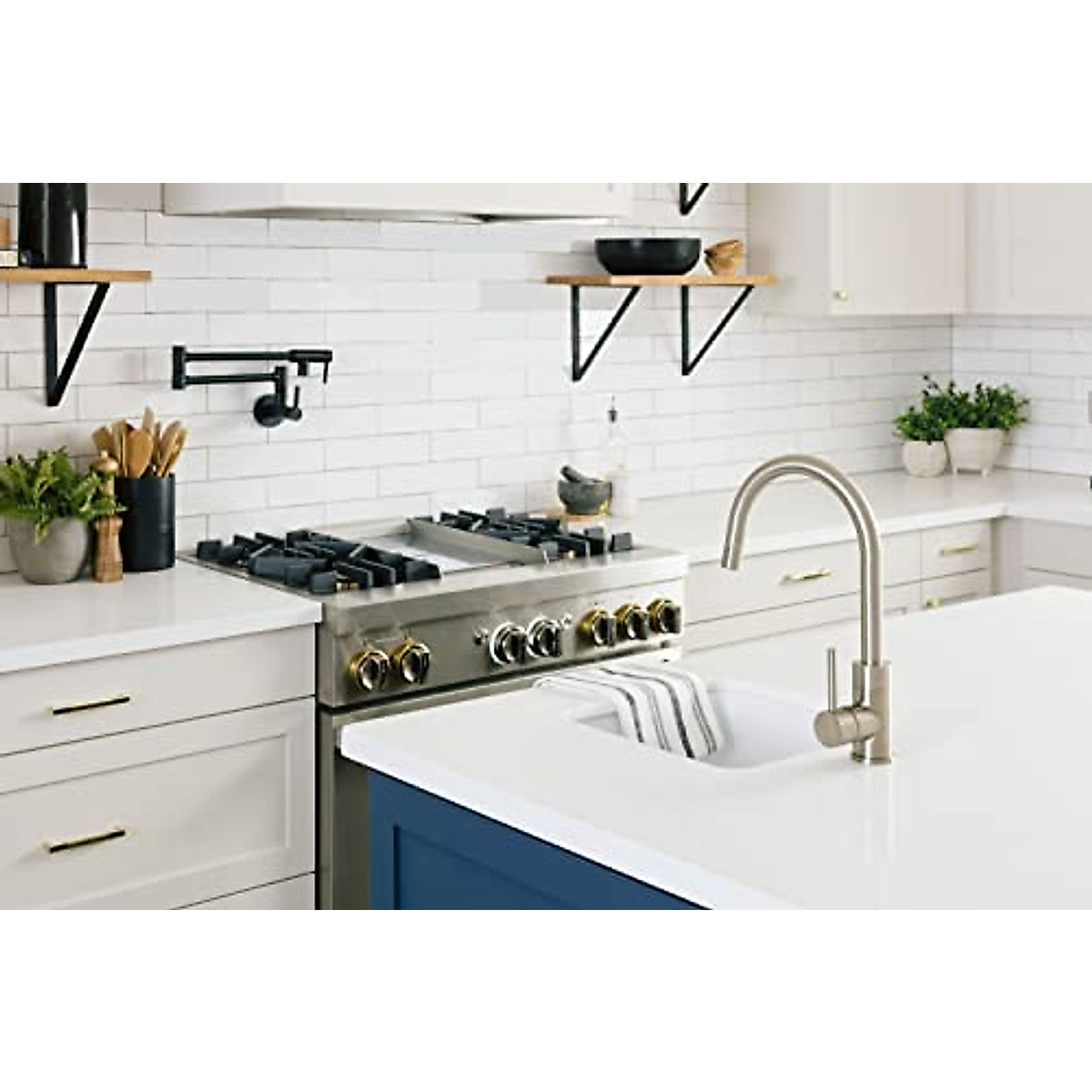 Miseno MNO003LFB Miseno MK003 Mia Bar & Prep Faucet with Single Function Pull-Down Spray Head
