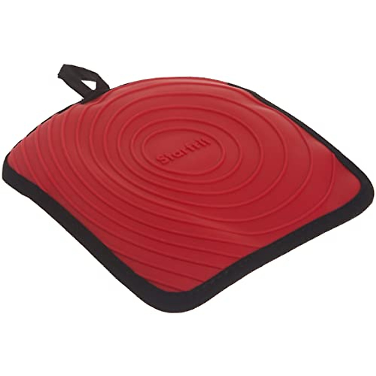 Starfrit 8" Silicone/Cotton Pot Holder/Trivet, Red