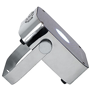 (2) Rockville Mini RF1 RGBWA+ DJ/Party LED Wash Lights (Steel) + RF Remotes