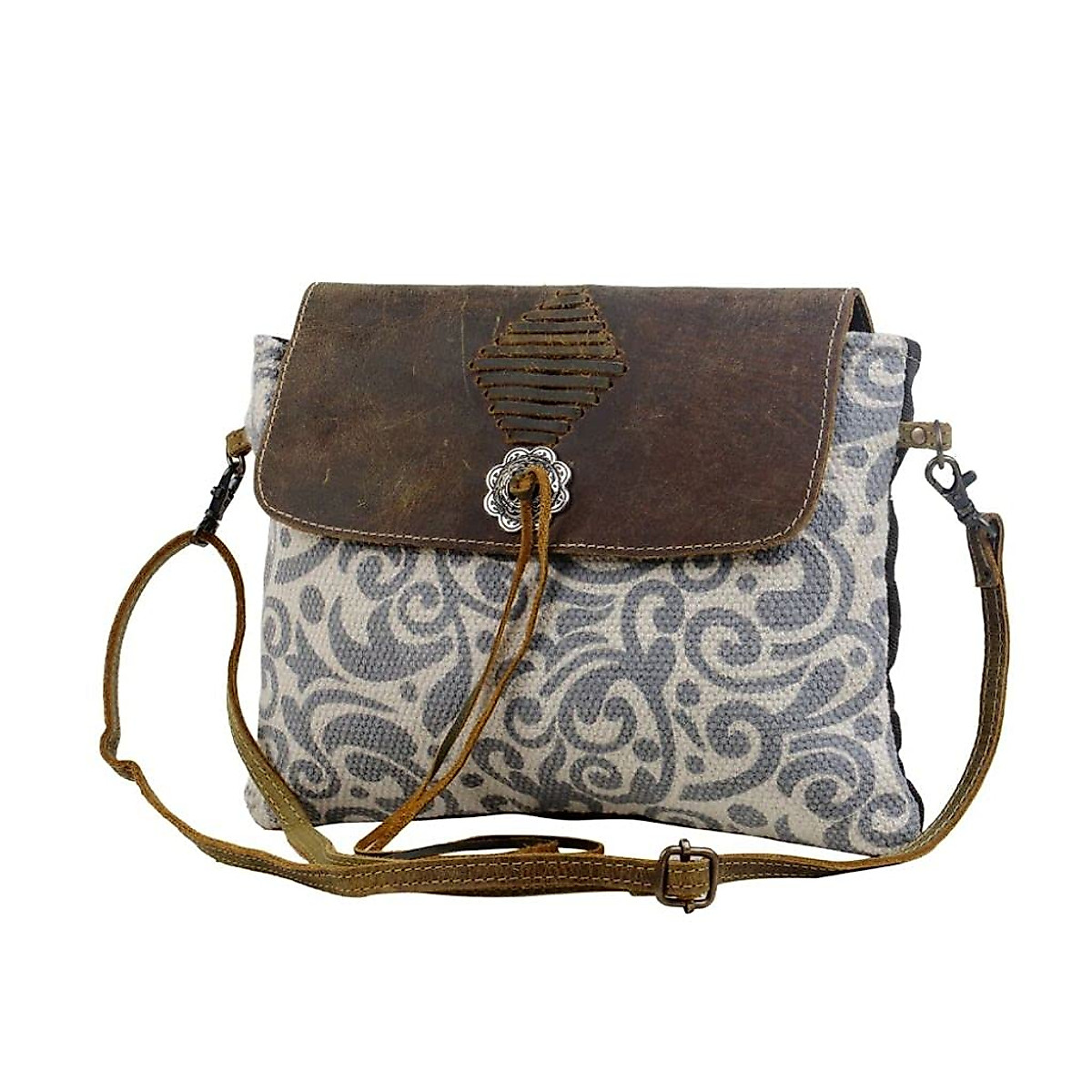 Myra Bag Ivy Small Crossbody Grey