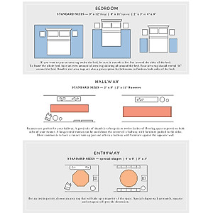 Couristan Gypsy Retro Damsel Area rug, 5'3" x 7'6", Ivory-Mushroom-Multi