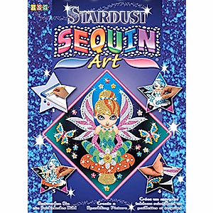 Sequin Art Stardust, Fairy Princess, Sparkling Arts and Crafts w/Glitter, Creative Crafts