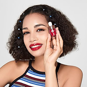 ETUDE Dear Darling Water Gel Tint Ice Cream (RD308 Honey Red) (21AD) | Vivid High-Color Lip Tint with Minerals and Vitamins from Soap Berry Extract to Moisture Your Lips
