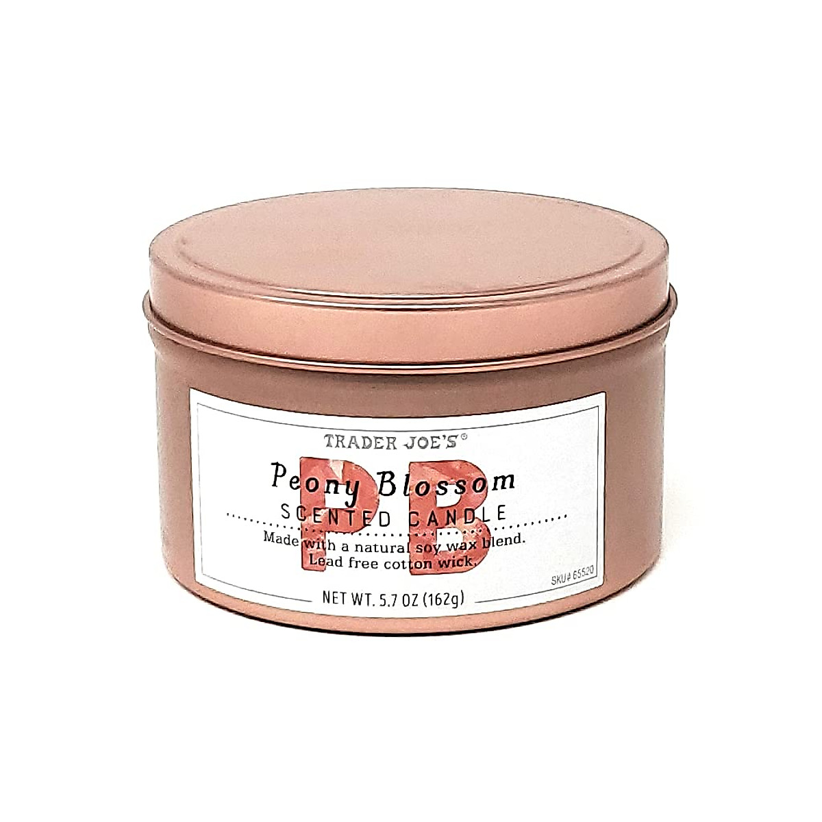 Trader Joe's - Peony Blossom Candle NET WT. 5.7 OZ Each - Set of 2