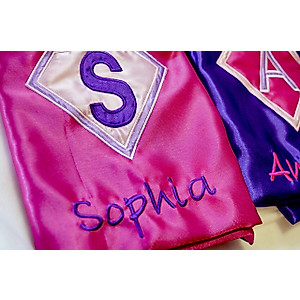 Personalized Super Hero Capes kids - Name/Initial Embroidered Toddler Superhero Costume for Superhero Party - Gift for Superhero Themed Birthday Party, Costume Party, Special costumes for kids