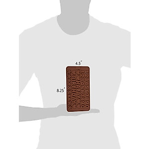 2PK A to Z Letters +Happy Birthday/Numbers/Symbols Mold Chocolate Fondant Decorating Silicone Tray