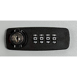 Barska Combination Lock Key Kabinet Drop Box Wall Mount - White Tag 240 Position