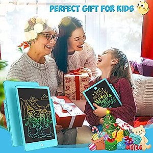 LCD Writing Tablet for Kids, 10 Inch Colorful Drawing Tablet Doodle Board, Learning &Educational Toys for 3 4 5 6 7 8 Years Old Girls Boys Birthday, Blue