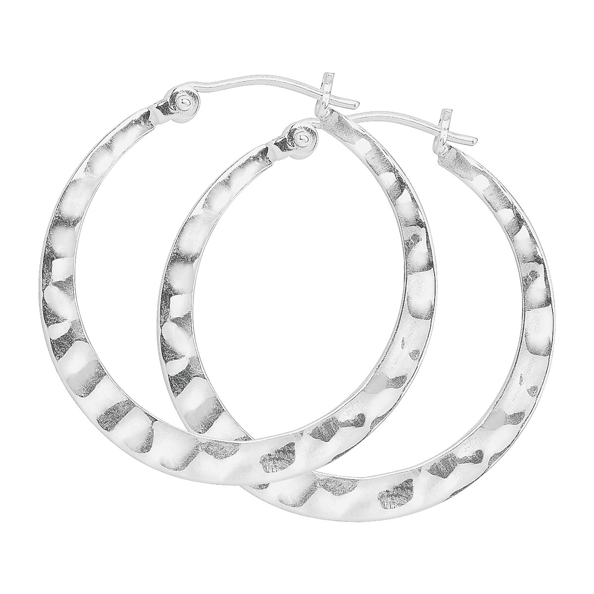 Silpada .925 Sterling Silver Hoop Earrings for Women, Jewelry Gift Ideas, 'Full Circle'