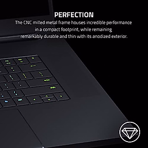 Razer Blade 15 Gaming Laptop: NVIDIA GeForce RTX 3060 - 12th Gen Intel 14-Core i7 CPU - 15.6” QHD 240Hz - 16GB DDR5 RAM - 1TB PCIe SSD - Windows 11 - CNC Aluminum - Chroma RGB - Thunderbolt 4