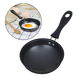 Sun Terriory Frying Pan One Egg Pancake Round Mini Non Stick Fry Pan 4.7-inch mini cast iron skillet