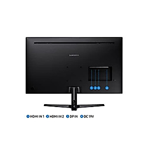 SAMSUNG UJ59 Series 32-Inch 4K UHD (3840x2160) Computer Monitor, HDMI, Display Port, Eye Saver/Flicker Free Mode, FreeSync (LU32J590UQNXZA)