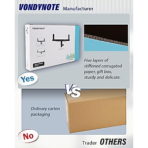 Vondynote Dual Speaker Mount Bar Mounting Fork Bracket Speaker Pole Width Adjustable, Single