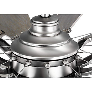 Progress Lighting P250000-081 Springer Ceiling Fans, 60 in, Nickel