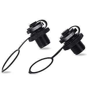 2Pcs Spitfire Tube Valve Replacement, Kayak Intex Inflatable Boat Replacement 0ne-Way Inflation Boat Spiral Air Plugs for Inflatable Raft Boat Kayak Intex Kayak Replacement Parts