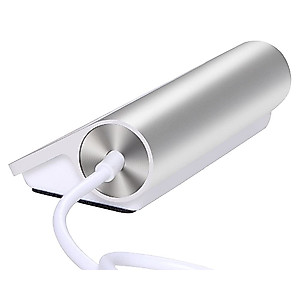 4 Port 2.0 USB Hub Aluminum Alloy Blue LED Portable Adapter Cable Splitter