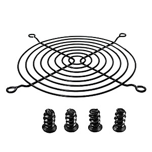 120mm Black Finger Grills (4 Pack)