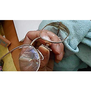 Push-in Eyeglass Nose Pads, 6 Pairs 14mm Soft Silicone Push in Nose Pads for Glasses