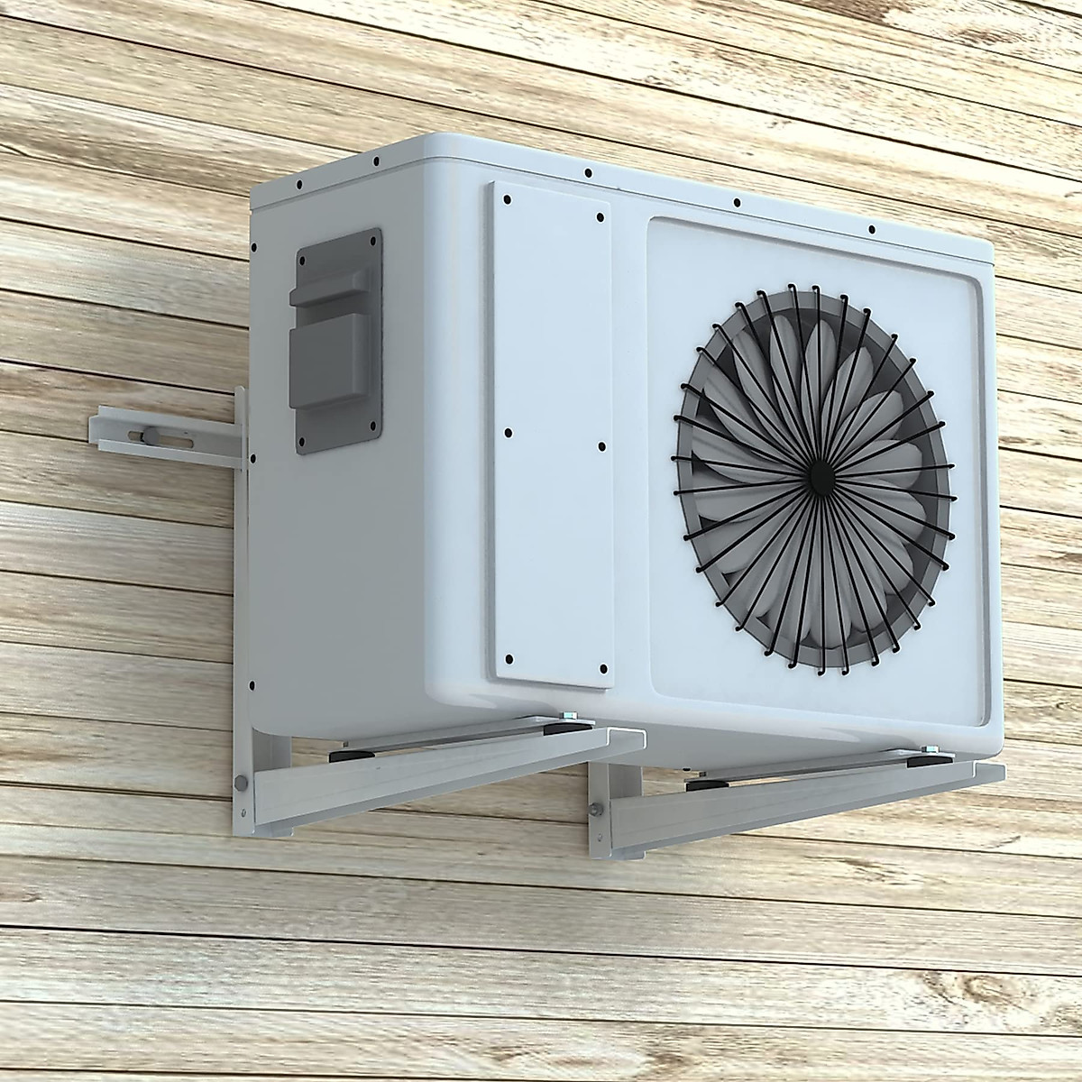 Mxclimate Wall Mounting air Conditioner Bracket for Outdoor Ductless Mini Split Condenser Heat Pumps & HVAC Systems,Universal,9000-36000 Btu AC Units, Heavy Duty Support up to 400 LBS