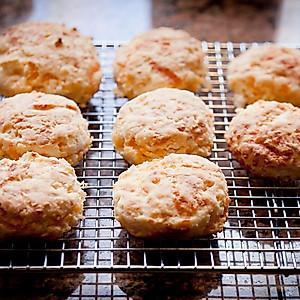 Foraineam 2-Pack Stainless Steel Cooling Rack, 11.5 x 16.5 inch Large Baking Rack Fits Half Sheet Pans, Oven Safe Wire Rack for Cooking, Roasting & Drying