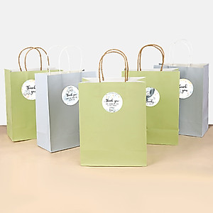 80 Elephant Baby Shower Thank You Stickers, Elephant Themed Baby Shower Favor Label Stickers(2 Inch)