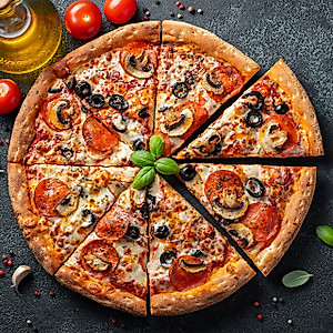 G & S Metal Products Company OvenStuff Nonstick 16-inch Pizza Crispers, Gray, Set of Two