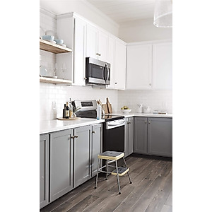 COSCO 11330CBY1E Stylaire Retro Two (Yellow, one Pack) Step Stool,