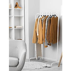 SMARTOR Plastic Hangers 50 Pack, Heavy Duty Plastic Hangers for Clothes - Non-Velvet Slim Hangers with 360° Swivel Hook & Clothes Thin Hangers - Durable Coat Hangers, Space Saving Hangers - Black