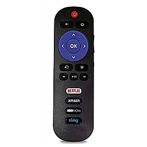 RC280 Replace Remote Control fit for TCL ROKU TV RC280 49S405 28S3750 32FS3700 32FS4610R 32S800 32S850 32S3700 32S3850 32S3800 43FP110 55FS4610R 55FS3750 55FS3700 48FS3700 RC282 55P605