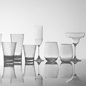 Fortessa Outside Copolyester 10 Ounce Margarita Glass, Set of 6