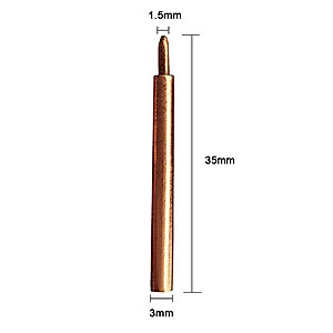 Zrong 10Pcs/Lot Used for Spot Welder Machine Pulse Spot Welder Solder Needle Solder Pin Suitable for 709A 788H 787A Welding