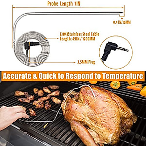 Digital W/LCD Display Control Board Replacement Parts Kit Compatible with Pit Boss Pellet Grill Smoker Austin XL,Tailgater,Classic, Include Meat Probe, Temperure Sensor Probe, and Igniter Hot Rod