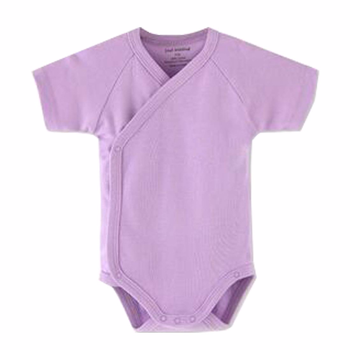 Baby Boys Girls Short Sleeves Kimono Clothes Cotton Baby Side-Snap Bodysuit Pack of Baby Layette Set (Newborn)