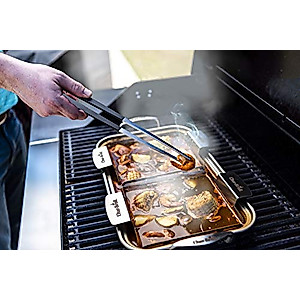 Char-Broil 8586712R06 Culinary Tweezer Tongs, Silver