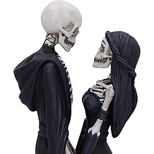 Nemesis Now Eternal Vow 24cm, Resin, Gothic Wedding Giftware, Skeleton Vow Figurine, Cast in The Finest Resin, Hand-Painted, Black and White