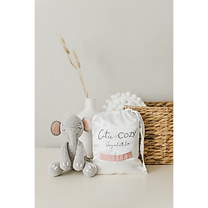 CutieCozy Satin Fitted Crib Sheet (2 Pack) Premium Oeko-TEX Certified Satin Crib Sheet Set, Prevents Bald Spots Like Silk Crib Sheets for Baby Hair (White with Light Gray Hearts & Stars)